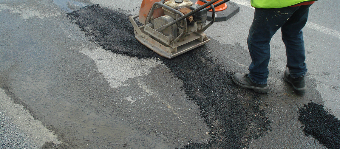 Skin Patch Pavement Repair
